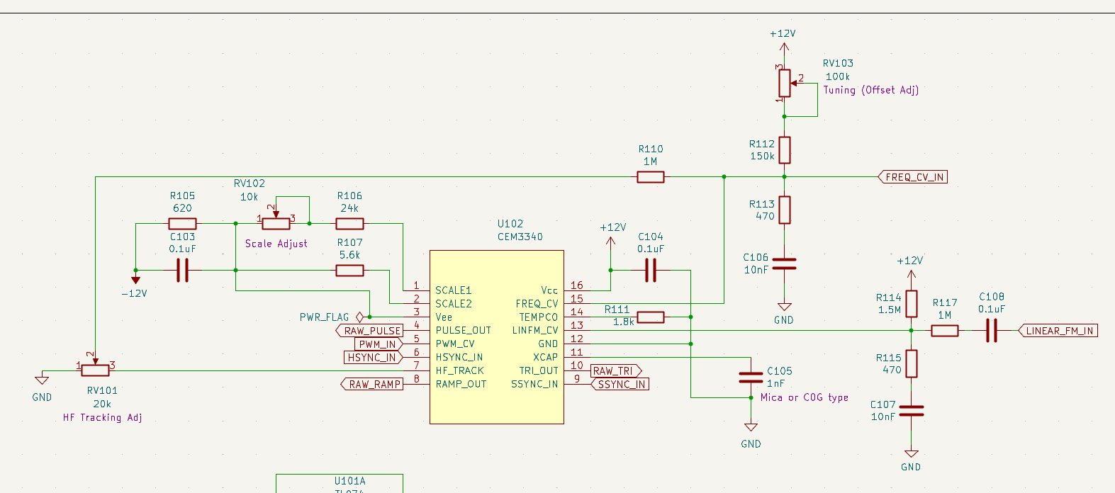 Help with AS3340 VCO : r/synthdiy